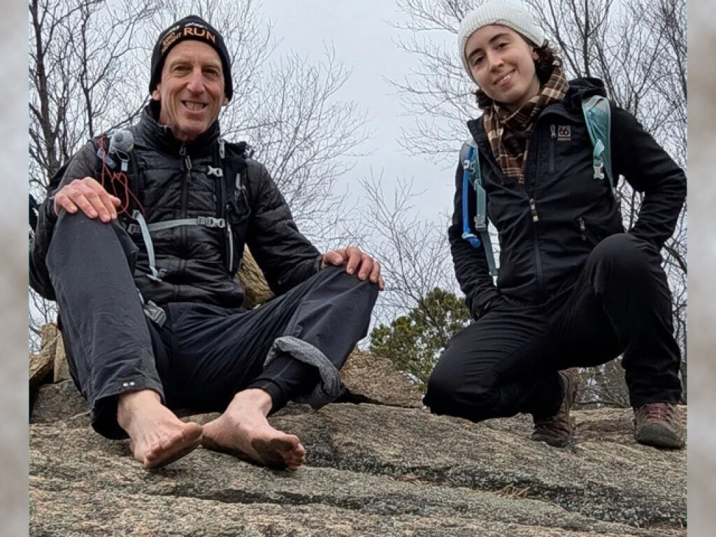 Going Up A Mountain With The Barefoot Hiker