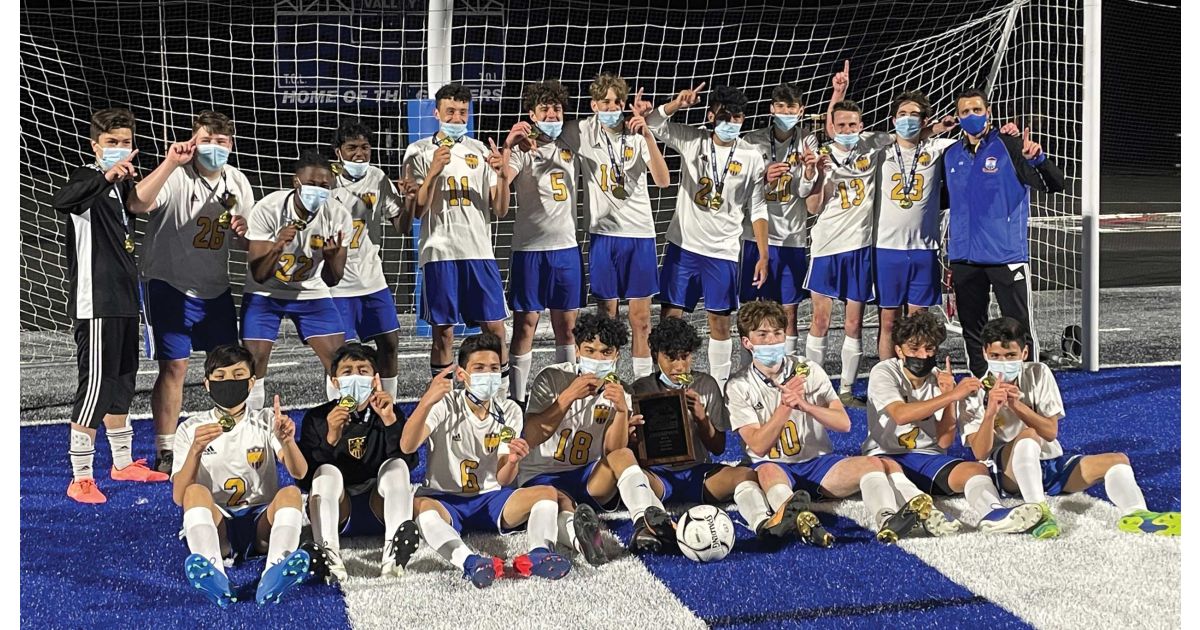 Blue Devils Boys’ Soccer Wins First Sectional Title!
