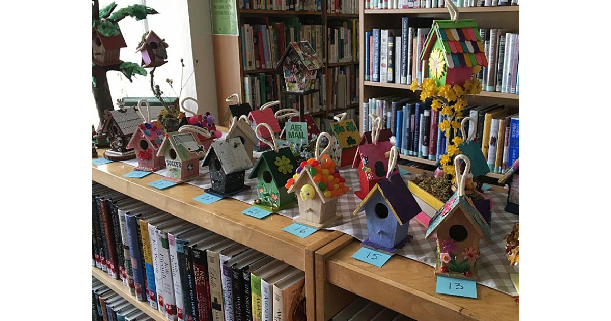 Vote for Your Favorite Birdhouse at Wallkill Library