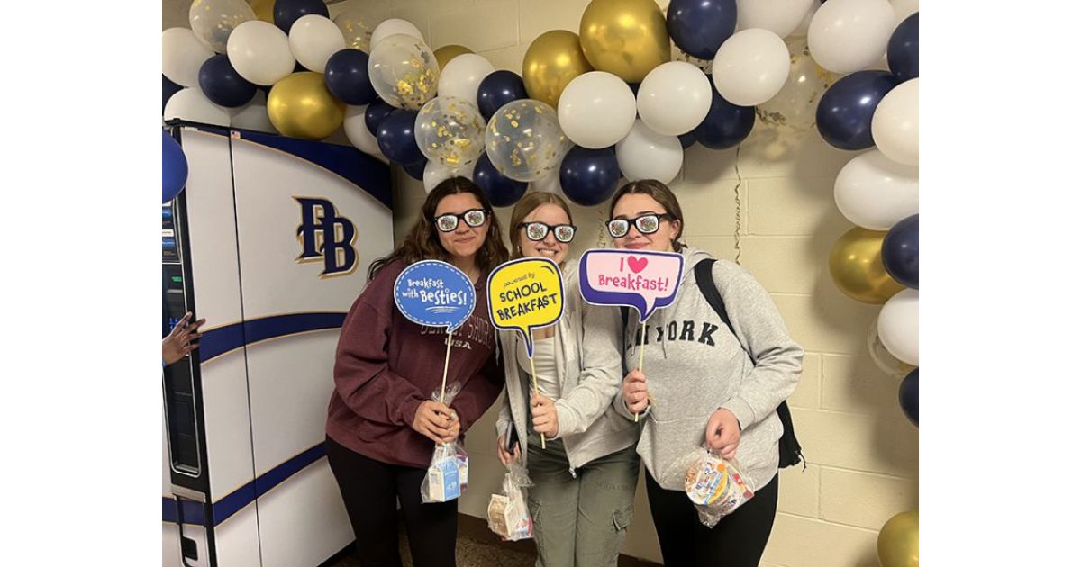 PBHS Unveils Free Breakfast Vending Machines