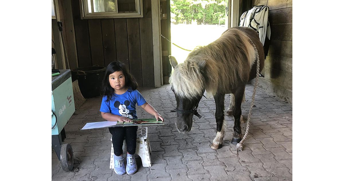 Riding Ponies For The Benefit of Pre-School Children’s Literacy