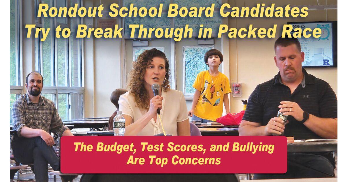 Rondout School Board Candidates Try to Break Through in Packed Race